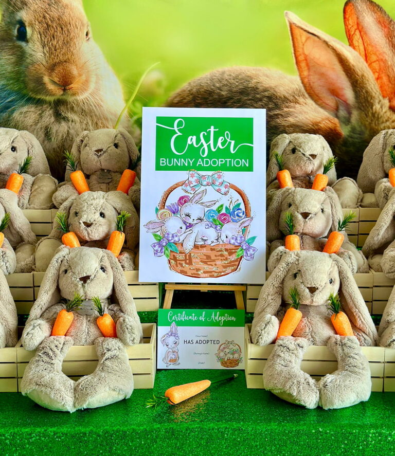 Hop into Happiness: An Easter Bunny Adoption Party for Kids! - Inspired ...
